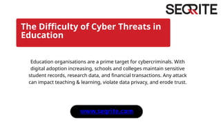 Cybersecurity for the Education Industry Safeguarding Digital Learning.pptx
