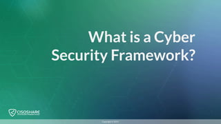 How to Build a Cyber Security Framework | PDF