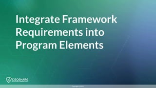 How to Build a Cyber Security Framework | PPT