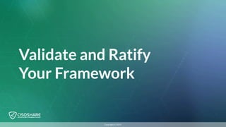 How to Build a Cyber Security Framework | PPT