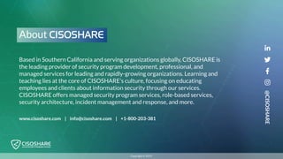 How to Build a Cyber Security Framework | PPT