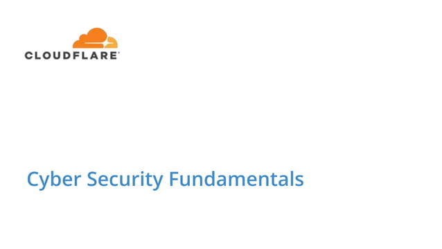 Cyber security fundamentals | PPTX