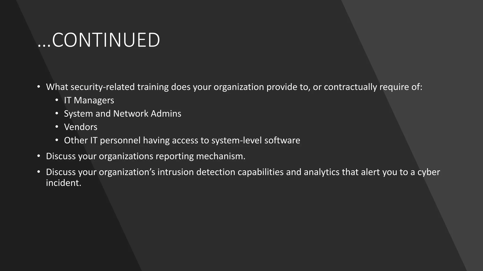 cyber security incident exercises TTX .ppt