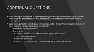 cyber security incident exercises TTX .ppt
