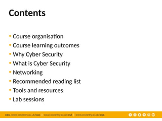 Cyber Security Induction university of UK | PPTX