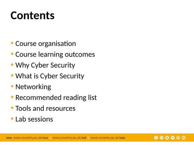 Cyber Security Induction university of UK | PPT