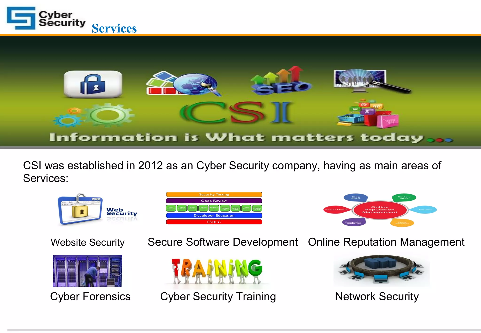 Cyber security infotech profile | PPT