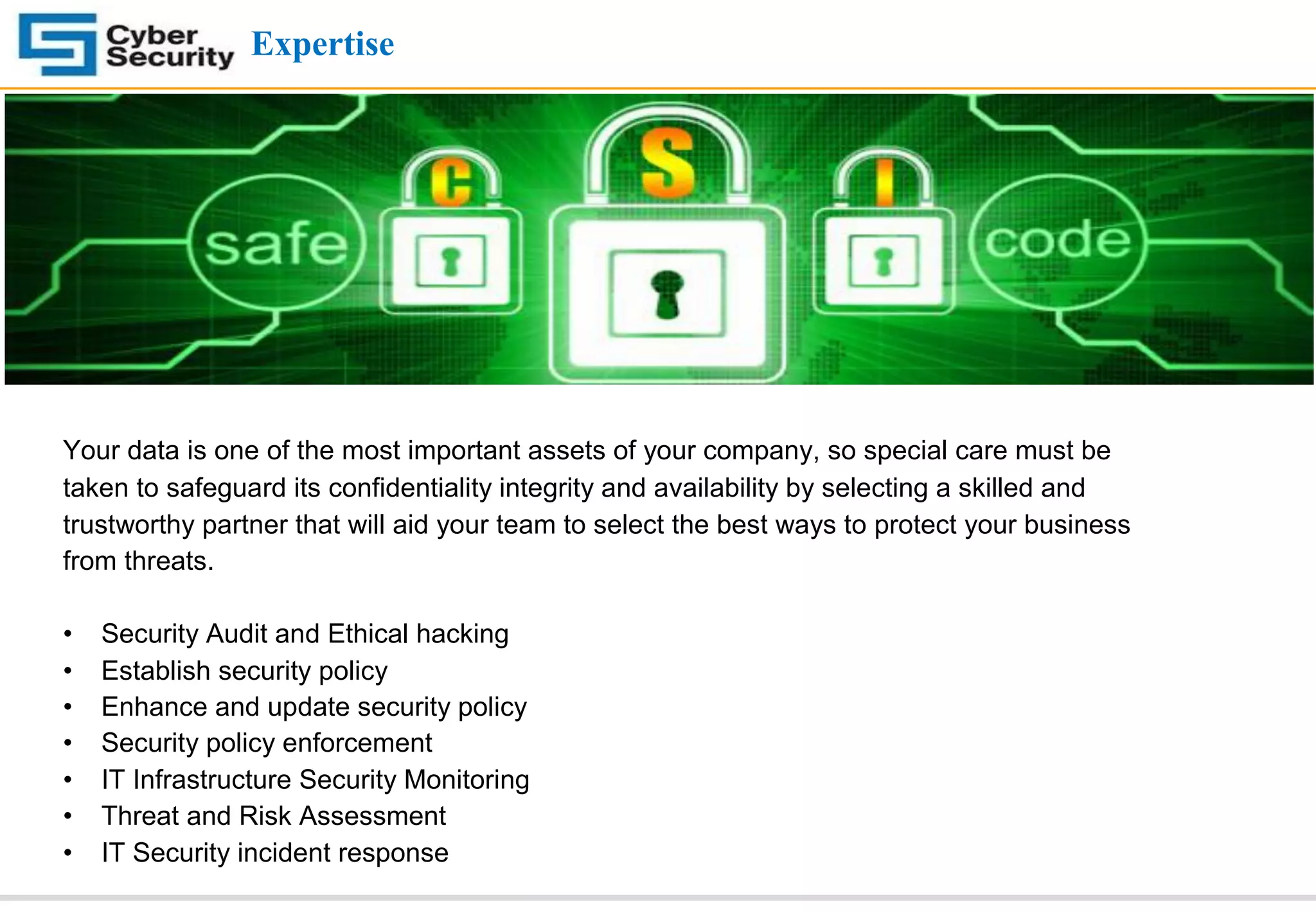 Cyber security infotech profile | PPT