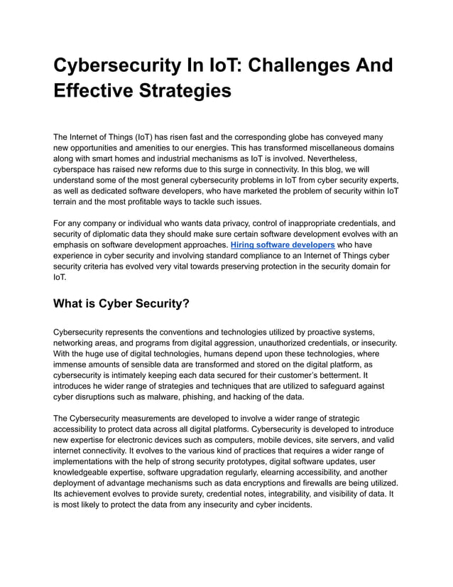 Cybersecurity In IoT Challenges And Effective Strategies.pdf
