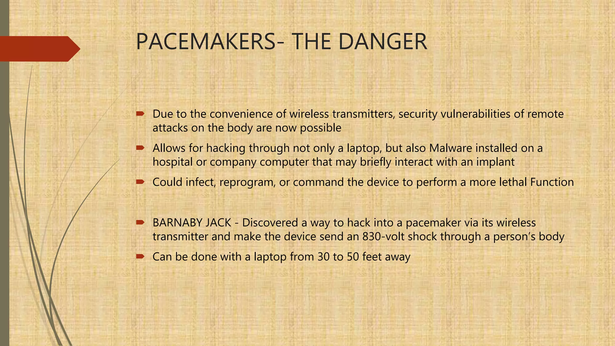 Cybersecurity in Medical Devices | PPTX
