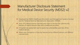 Cybersecurity in Medical Devices | PPTX