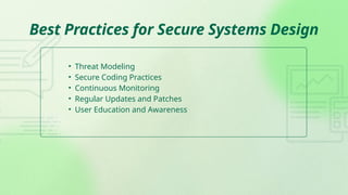 Cybersecurity in Systems Analysis and Design.pptx