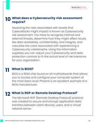 Cybersecurity Interview Questions Part -2.pdf | Internet Safety | Parenting