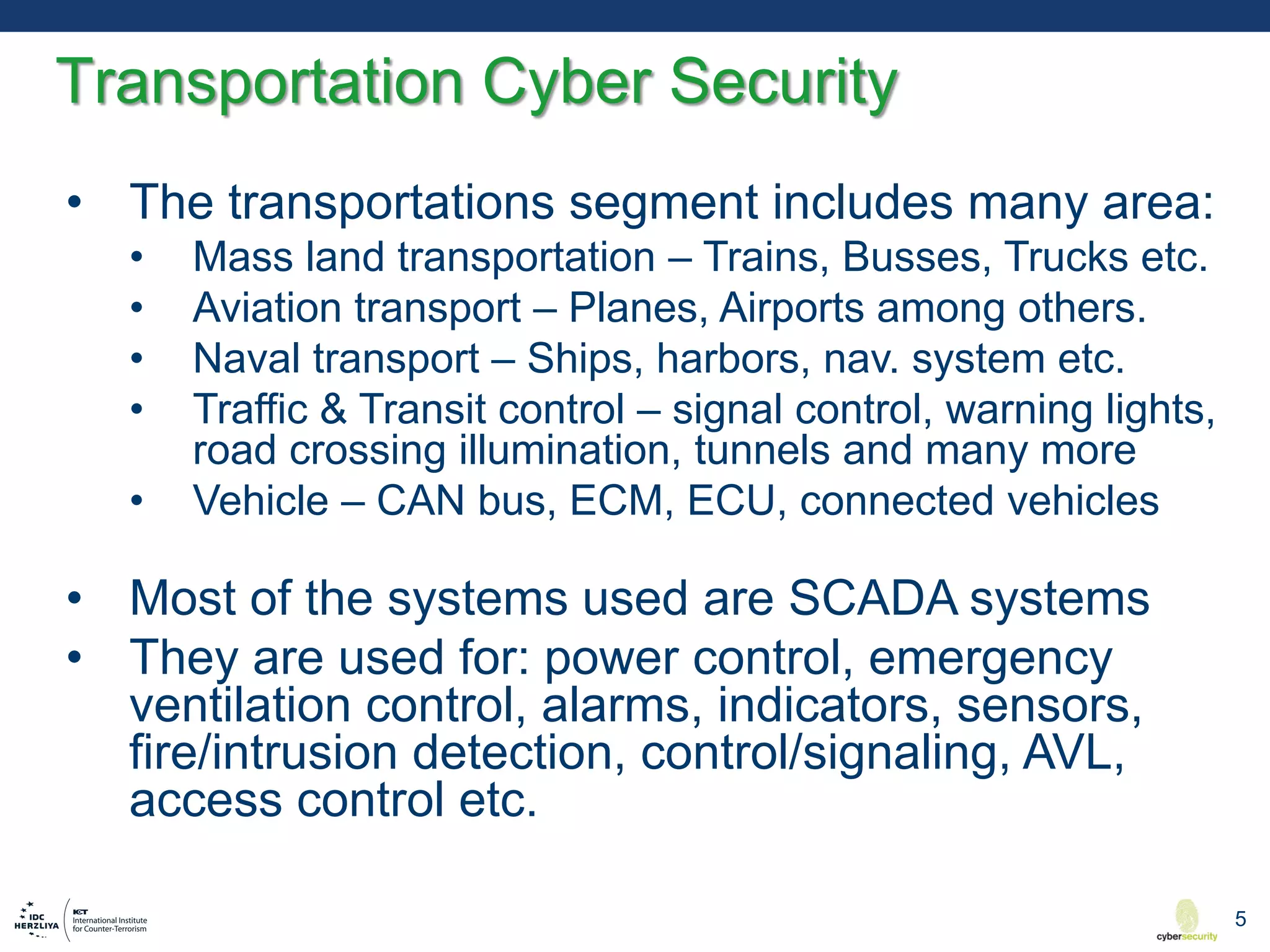 Cyber Security in Transportation | PDF