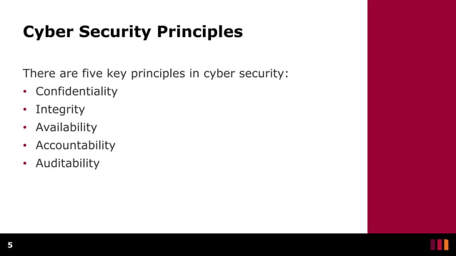 Cyber Security Introduction.pptx | Information and Network Security ...