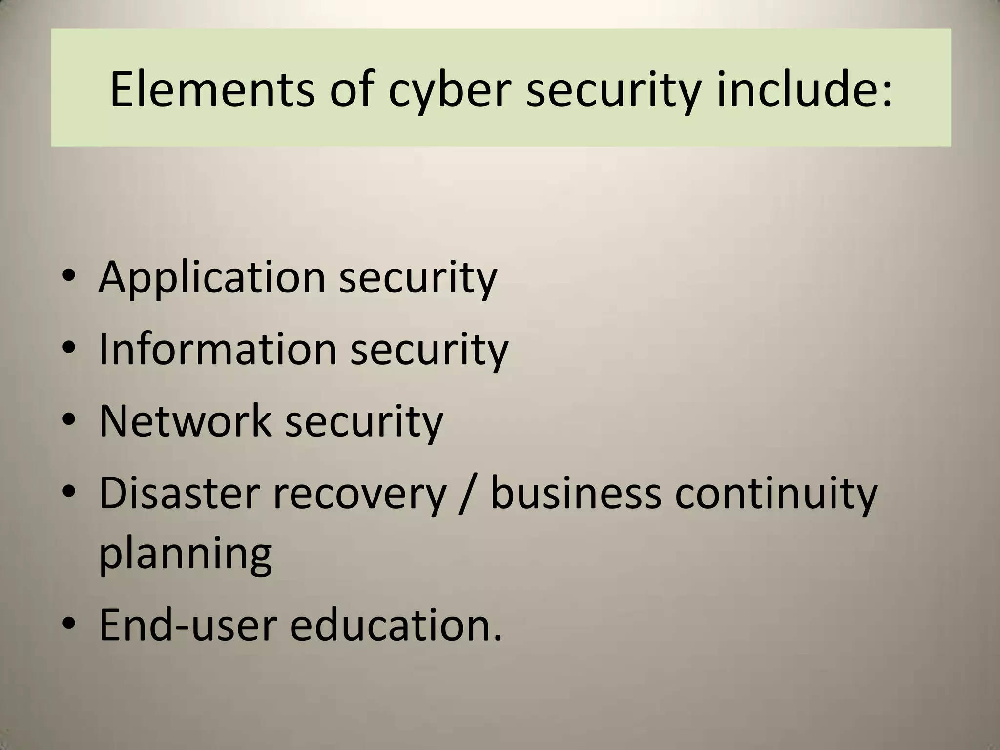 Cyber security issues | PPT