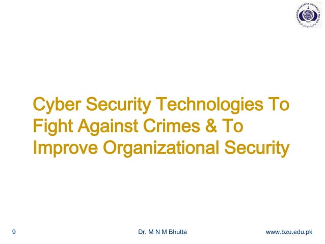 Cyber security laws | PPT