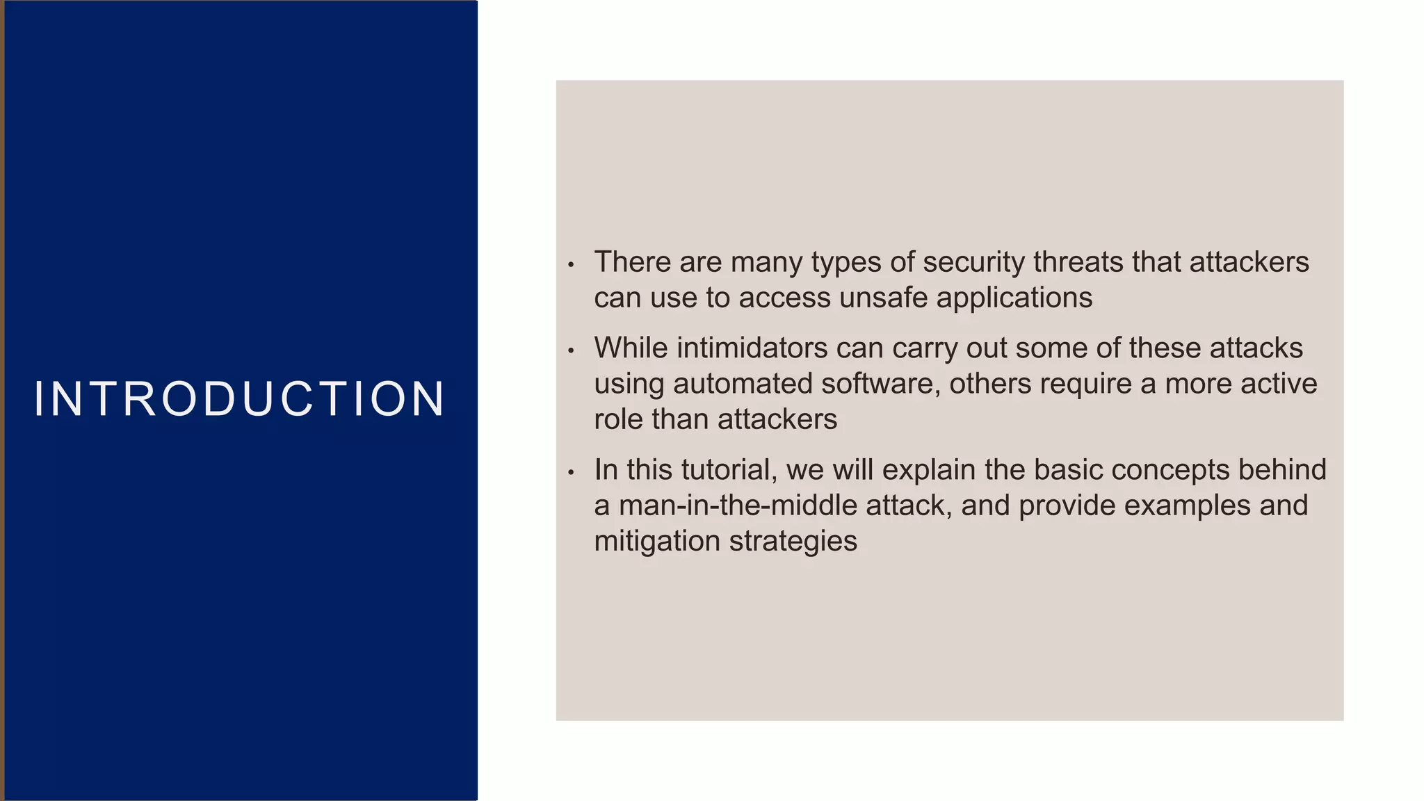 Cybersecurity _ Man in the Middle (MITM) Attack.pptx