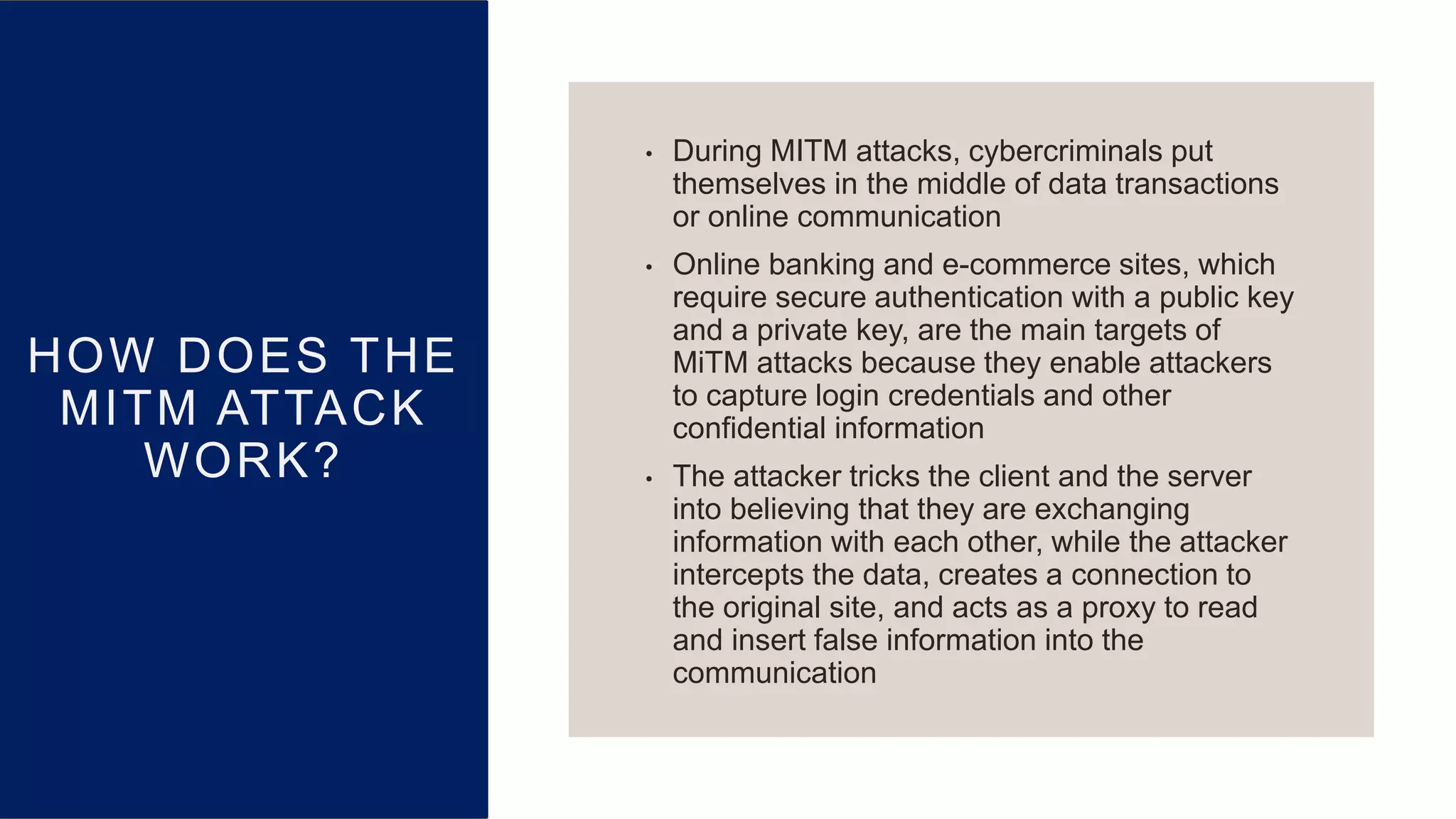 Cybersecurity _ Man in the Middle (MITM) Attack.pptx