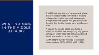 Cybersecurity _ Man in the Middle (MITM) Attack.pptx