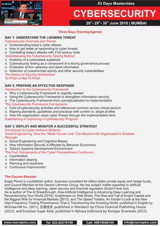 Cyber security master class 2018 | PDF | Information and Network Security | Computing