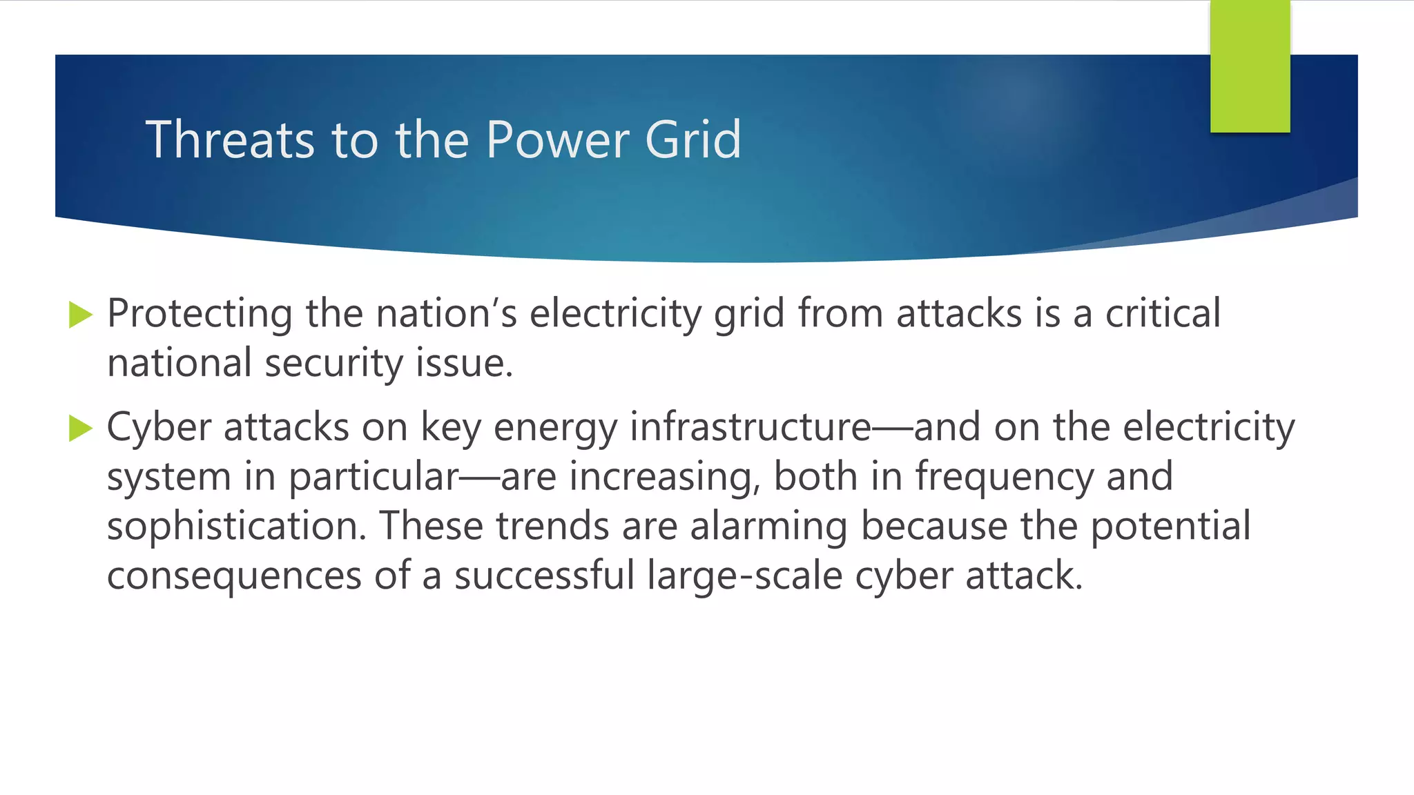 Cyber Security of Power grids | PPTX