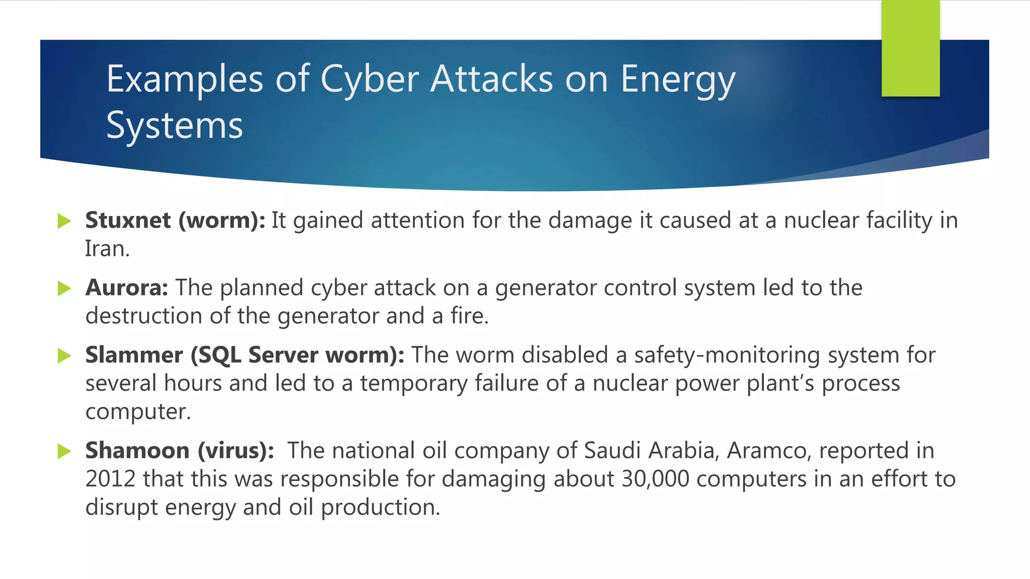 Cyber Security of Power grids | PPTX