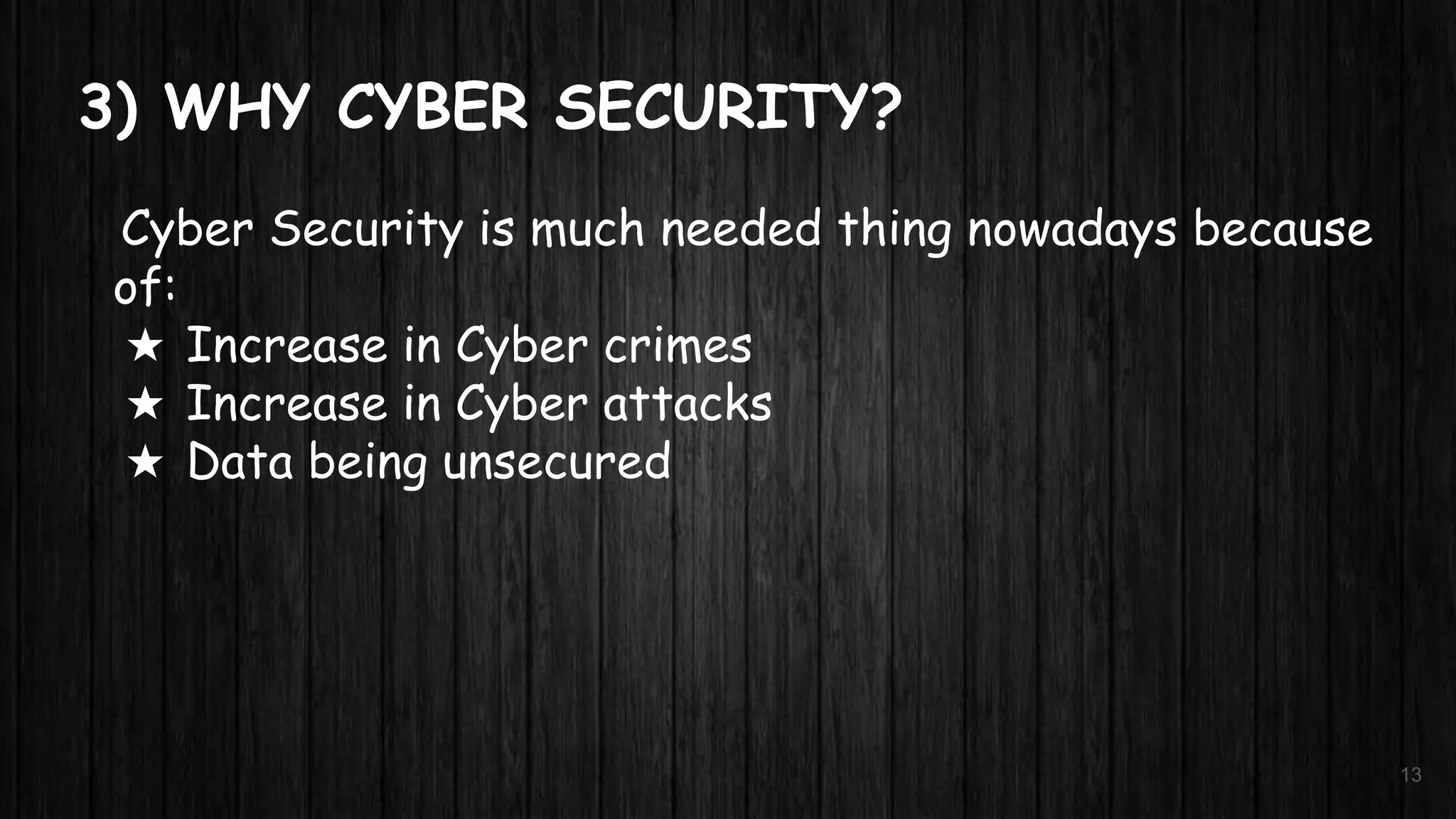 CYBER SECURITY ON SOCIAL MEDIA | PPTX