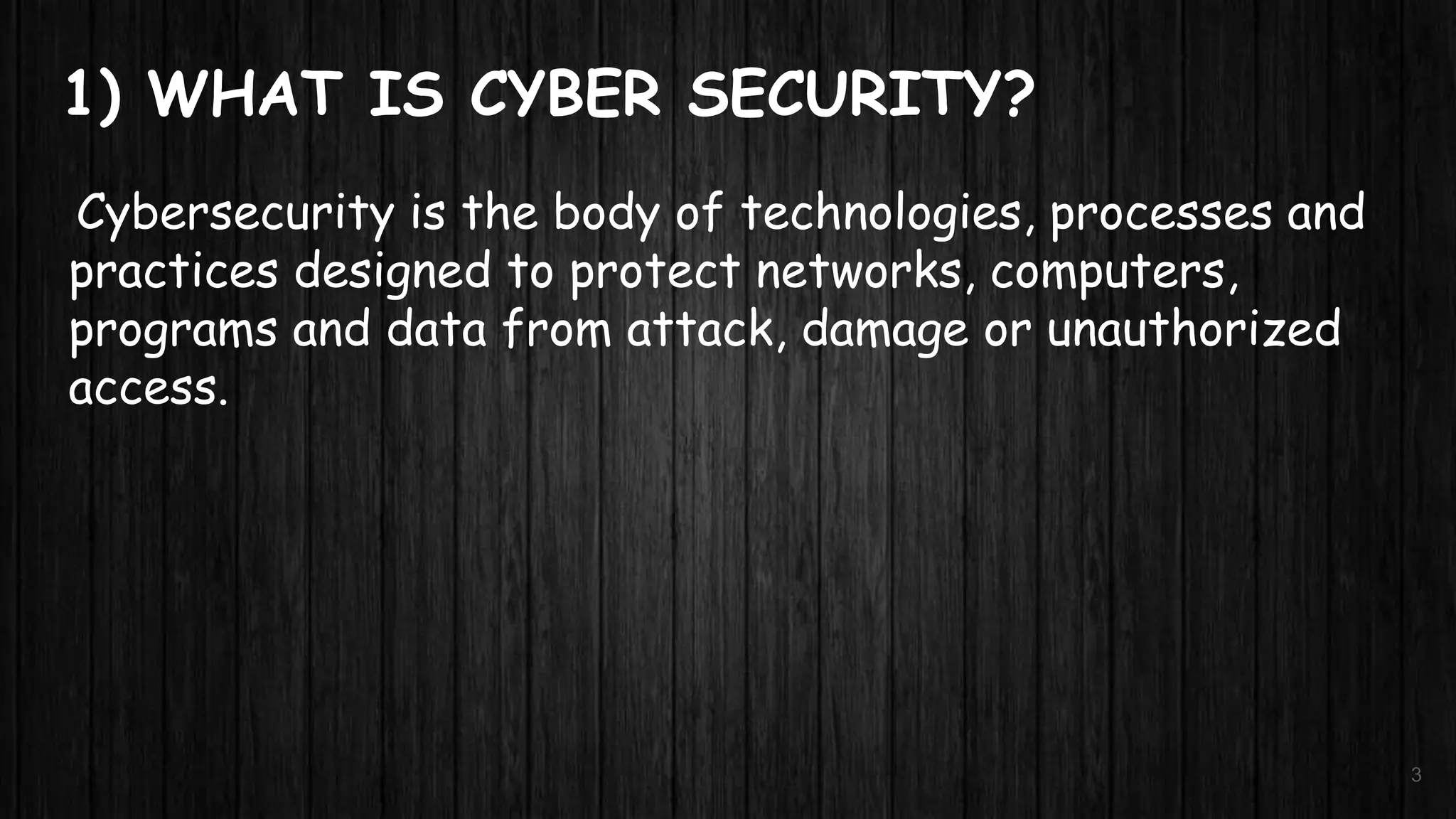 CYBER SECURITY ON SOCIAL MEDIA | PPTX