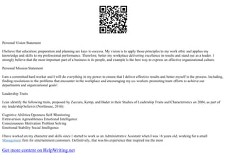 Cybersecurity Personal Statement | PPT