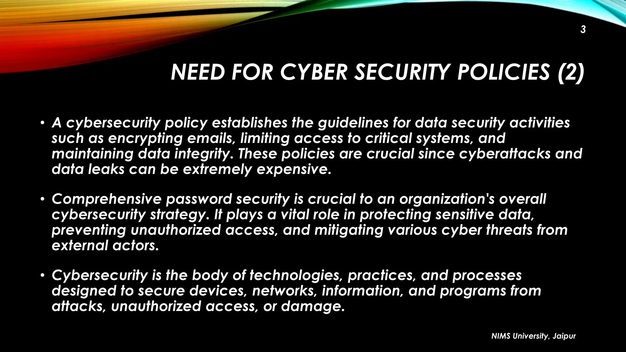 Need for a Comprehensive Cyber Security Policy By Dr.S.Jagadeesh Kumar | PDF