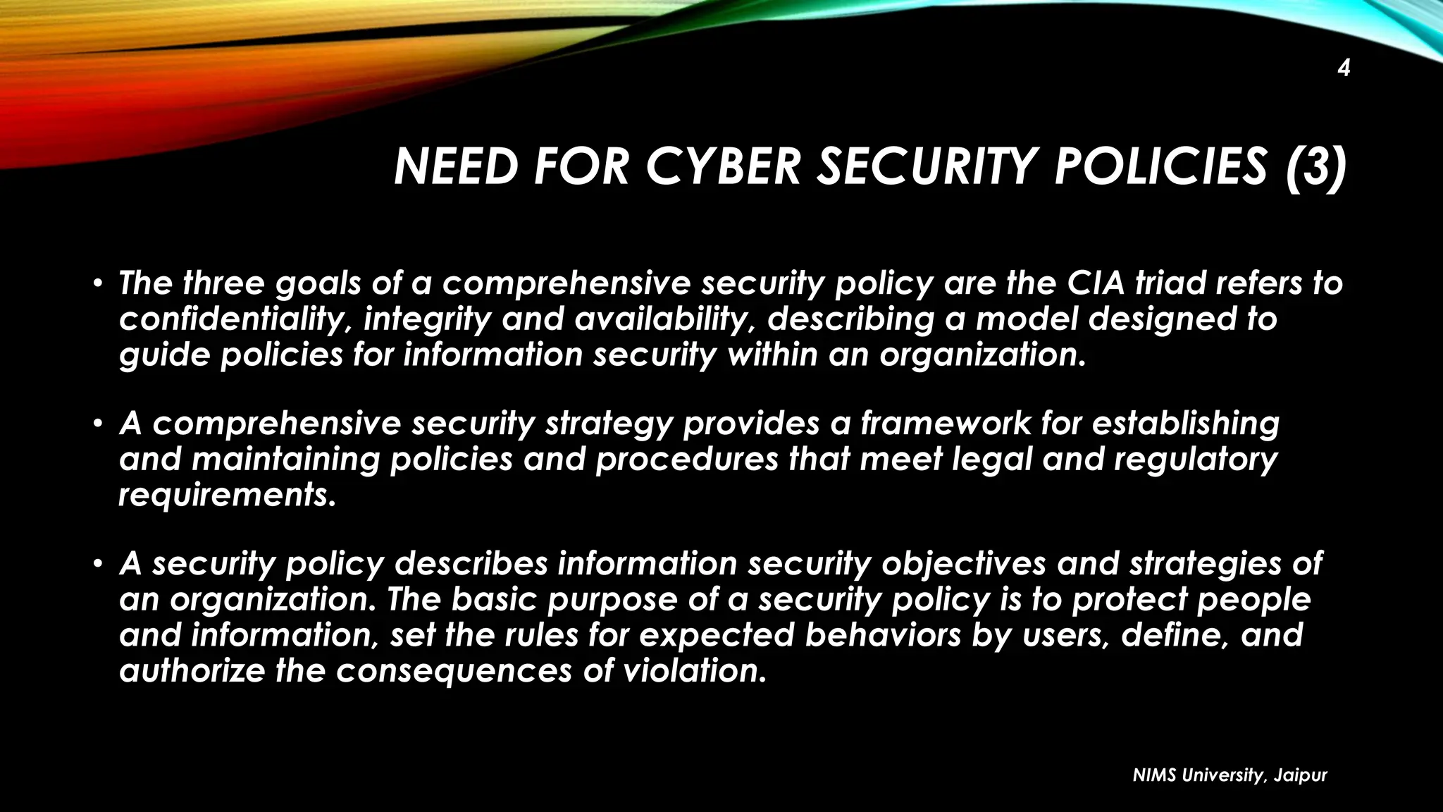 Need for a Comprehensive Cyber Security Policy By Dr.S.Jagadeesh Kumar ...
