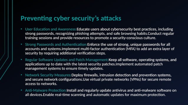 Cyber Security awareness of cyber security | PPT