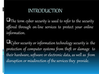 basic and advance awareness of cyber security | PPTX