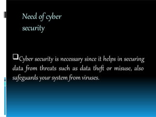 basic and advance awareness of cyber security | PPTX