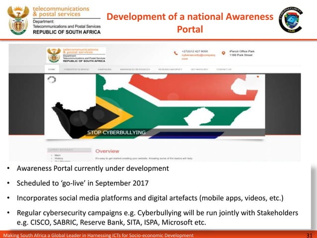 Cybersecurity Hub & Operations - Dr. Kiru Pillay | PPT