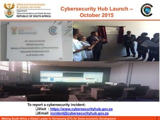 Cybersecurity Hub & Operations - Dr. Kiru Pillay | PPTX | IT and ...