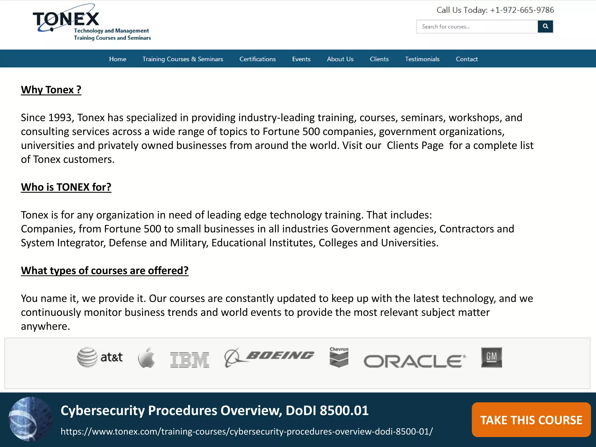 Cybersecurity Procedures Overview, DoDI 8500.01
