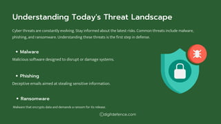 Cyber Security Protecting Your Business | Digitdefence | PDF