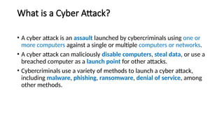Basic Cyber security presentation part 1 | PPTX