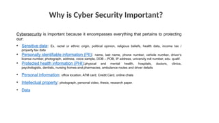 Basic Cyber security presentation part 1 | PPTX