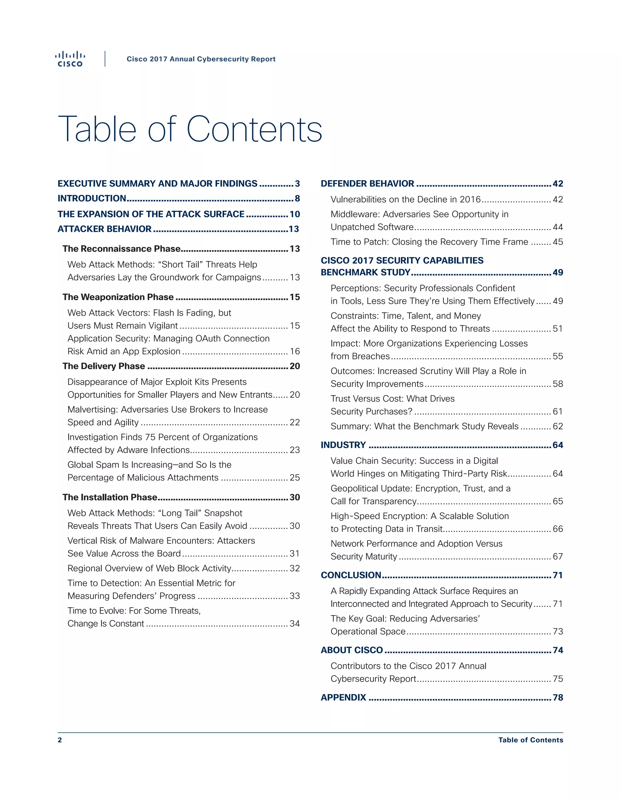 Cyber security report 2017 cisco 2017 acr_pdf | PDF