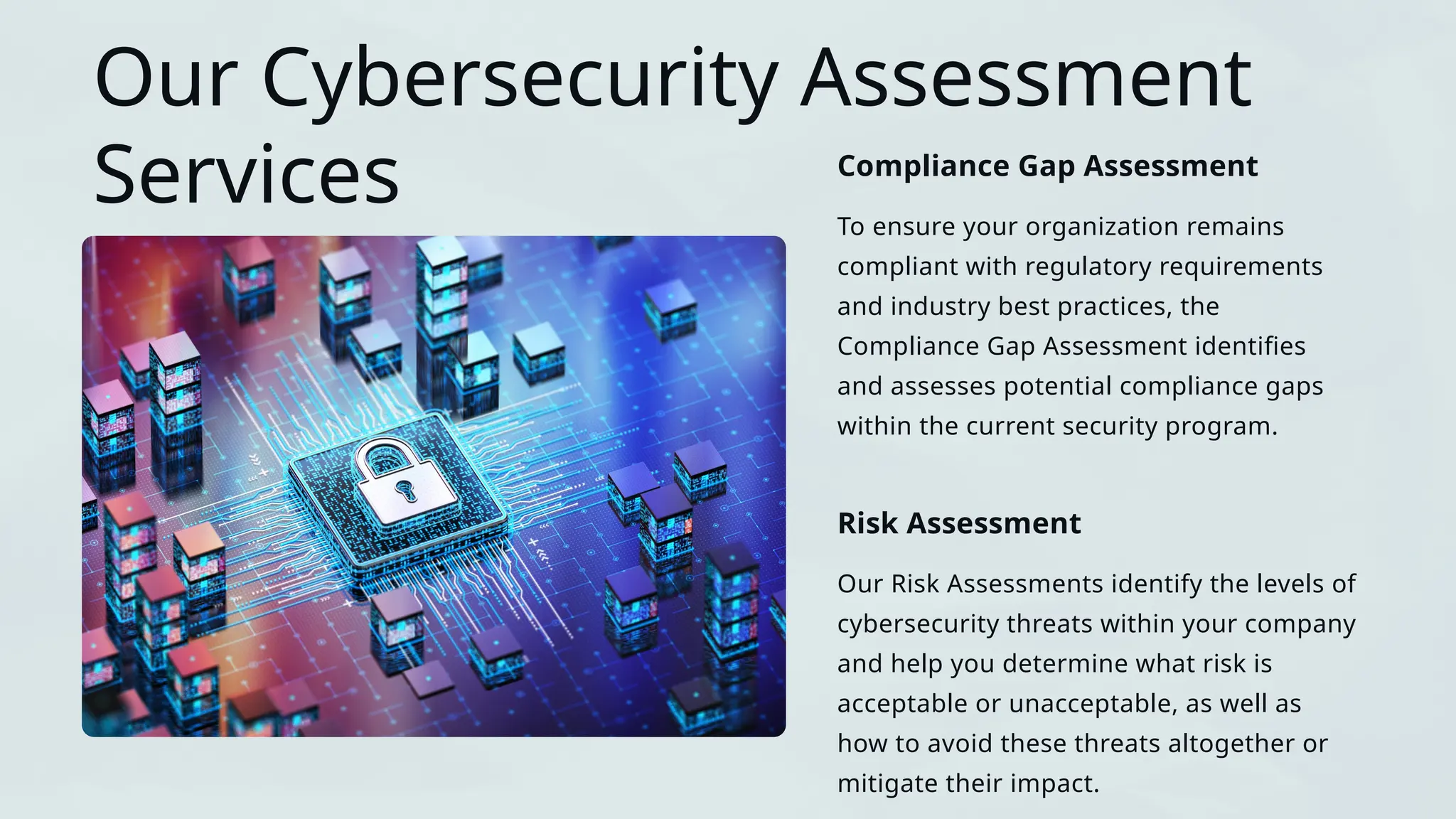 Comprehensive Cybersecurity Risk Assessment Services | PPTX