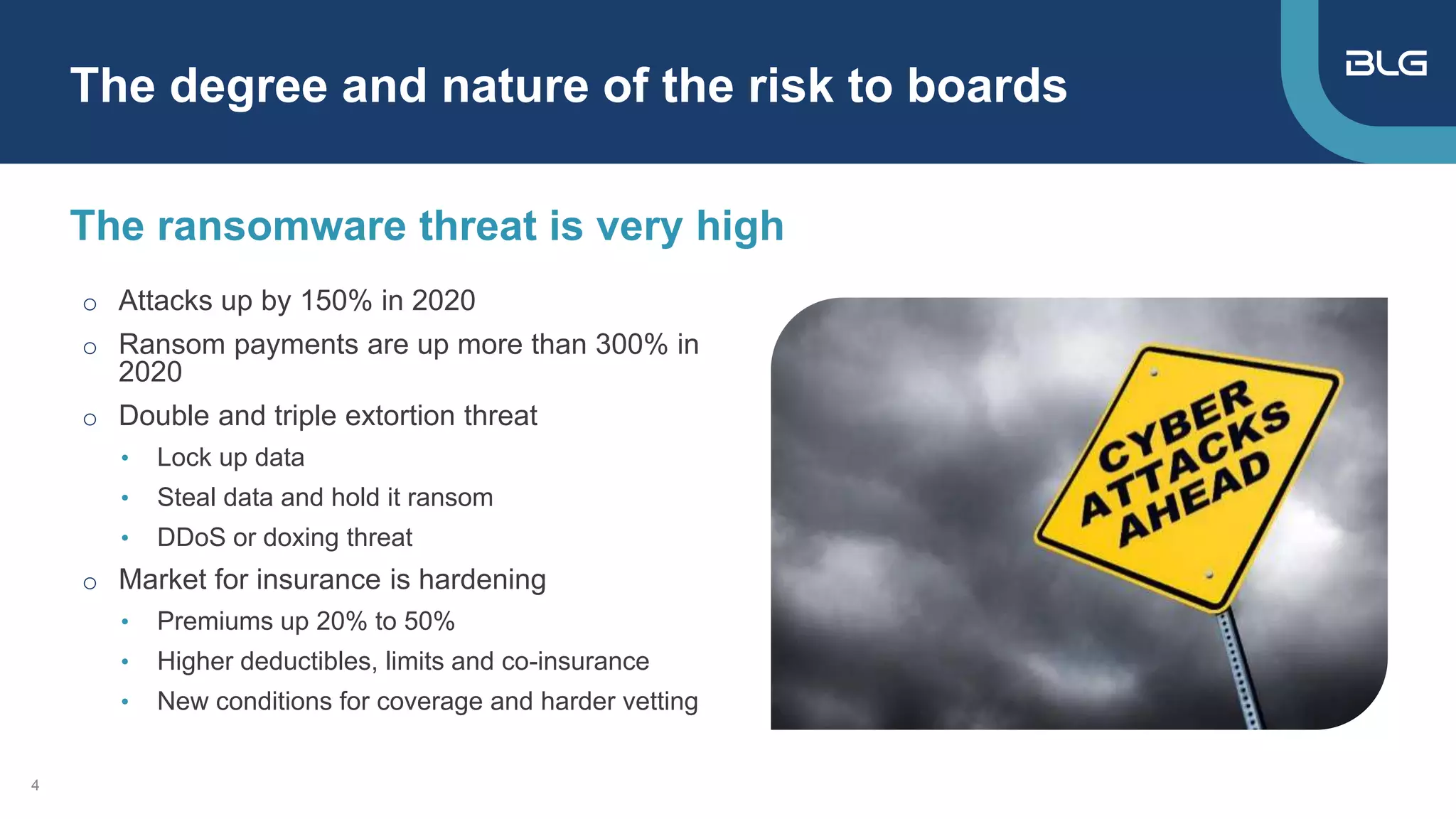 Cybersecurity Risk Governance | PPTX