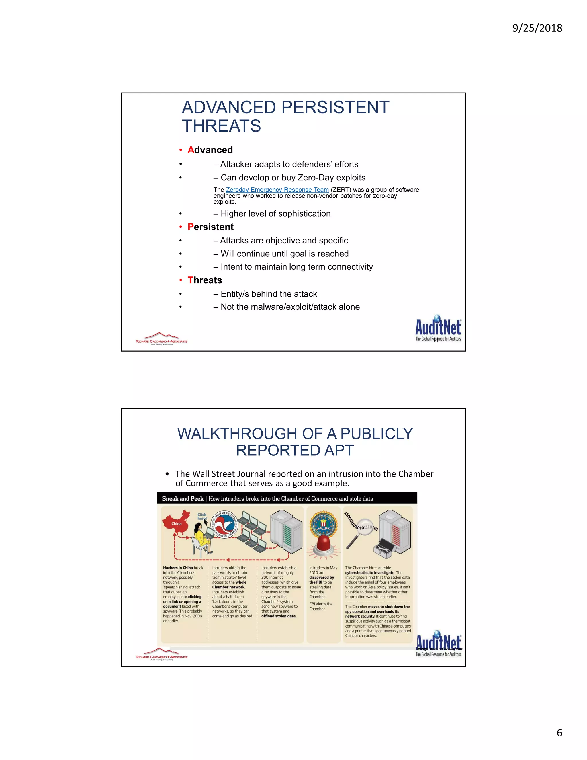 Cyber security series advanced persistent threats | PDF