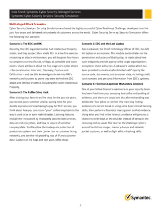 Symantec Cyber Security Services: Security Simulation | PDF