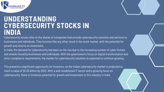 Cybersecurity Stocks In India: A Comprehensive List Of Top Players | PDF