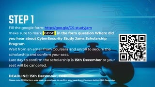 CyberSecurity Study Jam | PPTX