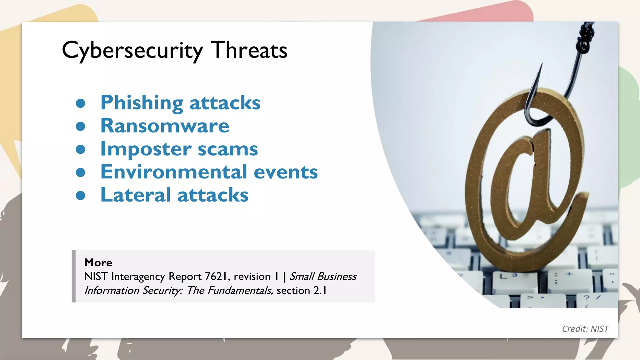 Cybersecurity Summit AHR20 NIST framework Cimetrics | PPT