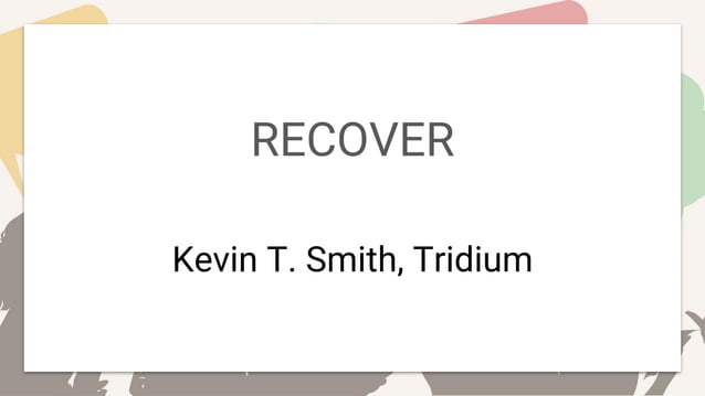 Cybersecurity Summit AHR20 Recover Tridium | PPT